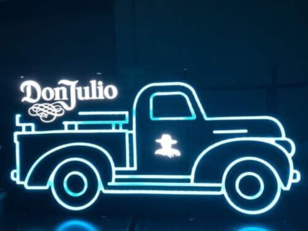 Don Julio Truck Led Bar Sign Man Cave Garage Decor Light Tequila Led ...