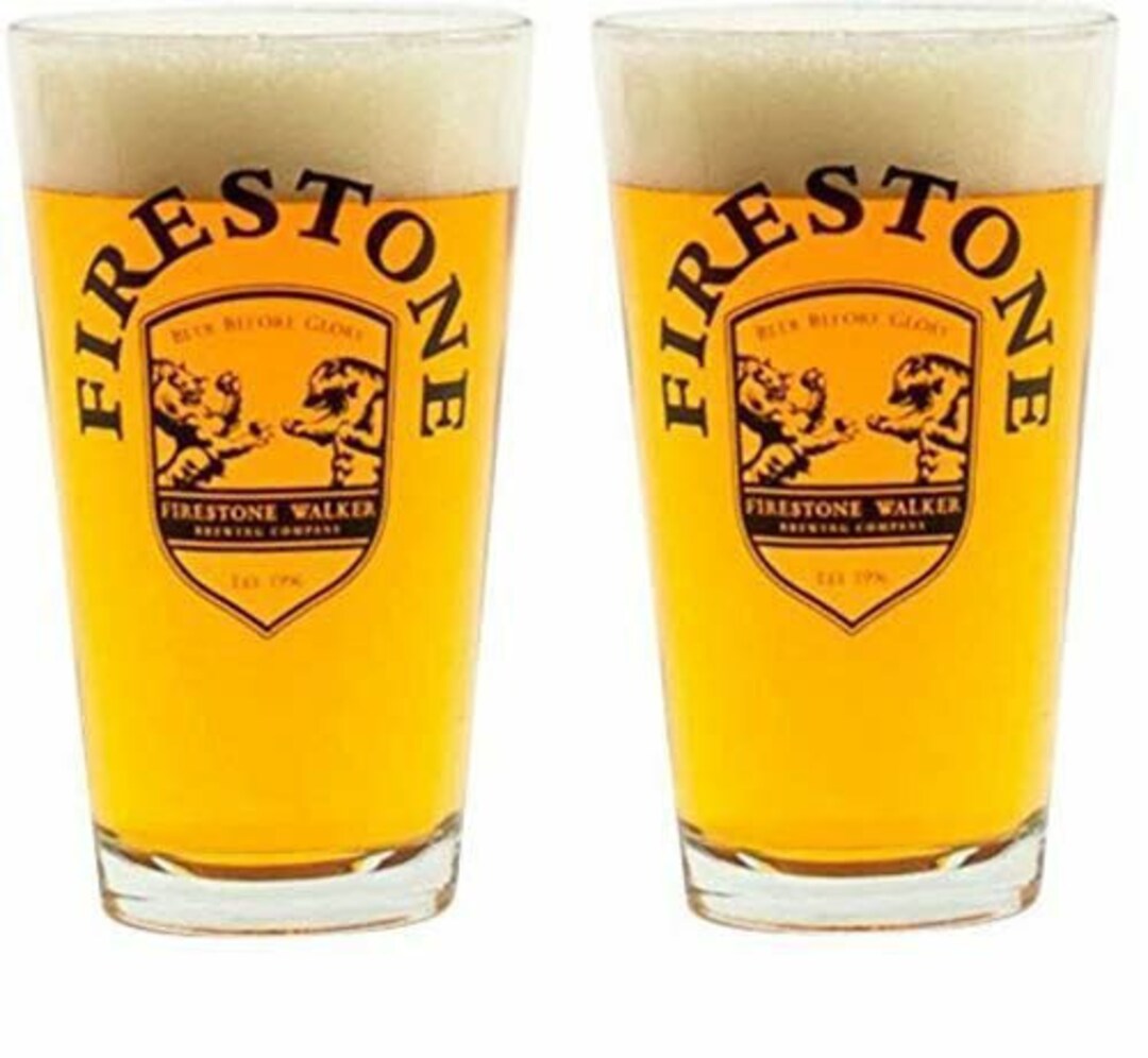 Firestone Walker Coat of Arms Shield Pint - Set of 2 - Etsy
