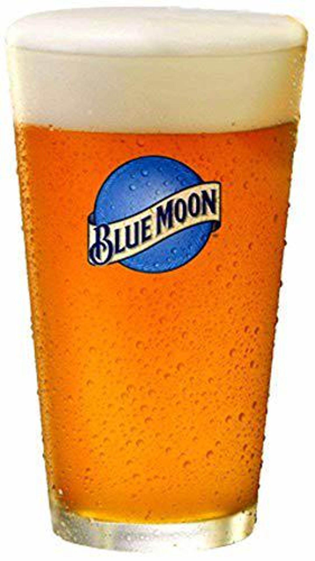Blue Moon Beer Pint Glass | Set of 2 Glasses - Etsy