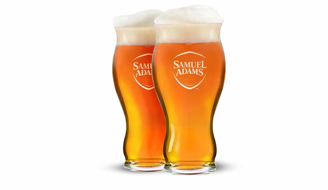 Sam Adams Sensory Perfect Pint White Shield Logo Set of 2 - Etsy