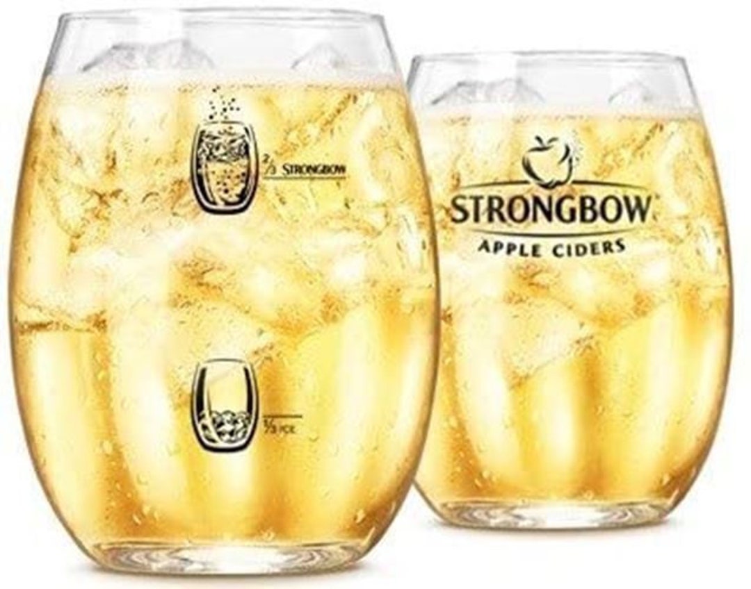 Strongbow Hard Apple Cider Glass - Set of 2 - Etsy