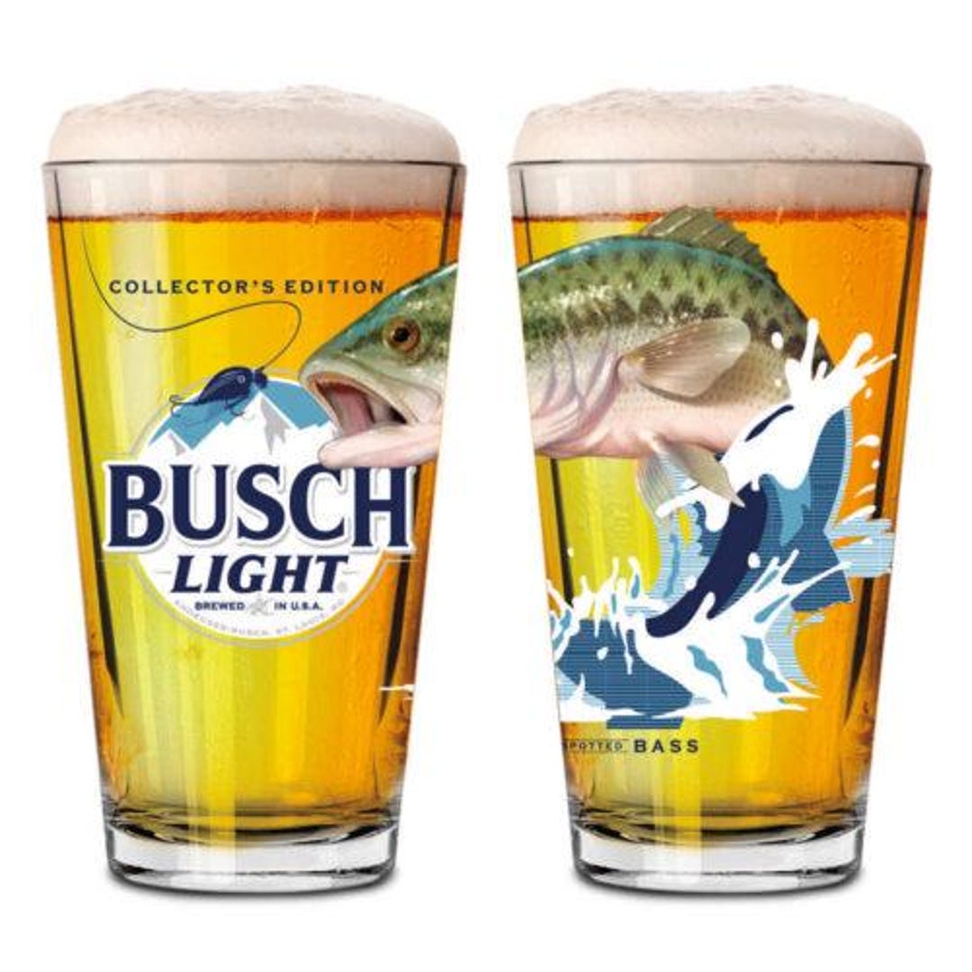 Busch Light Fishermans Fishing Outdoor - Set of 2 - Etsy