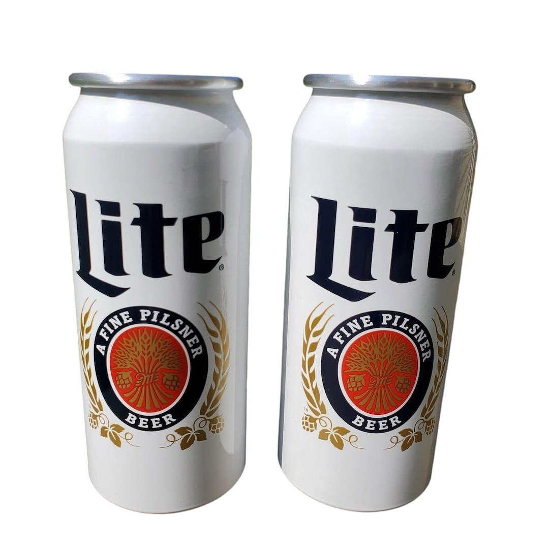 Miller Lite Signature Aluminum Can Cups - Set of 2 - Etsy