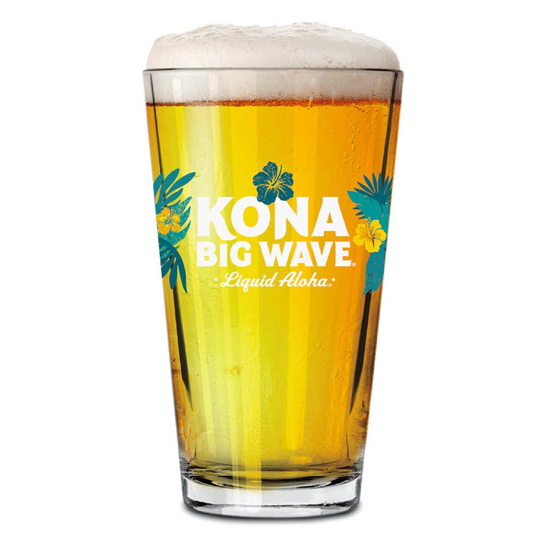Kona Brewing Company - Liquid Aloha - 16 Ounce Pint Glass - Set of 2 - Etsy