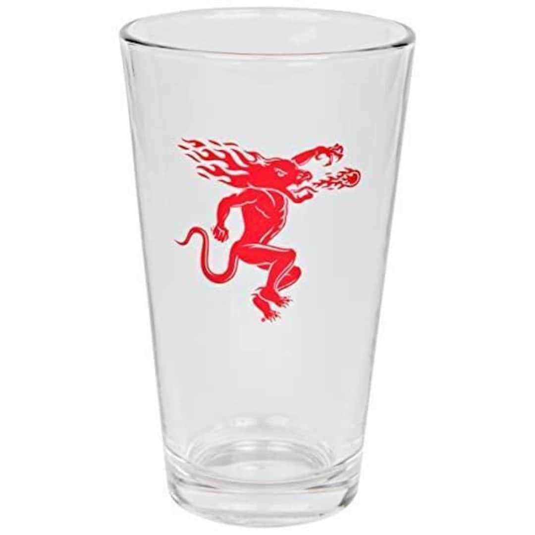 Fireball Whiskey 834323 Fireball Whisky Pint Glass - Etsy