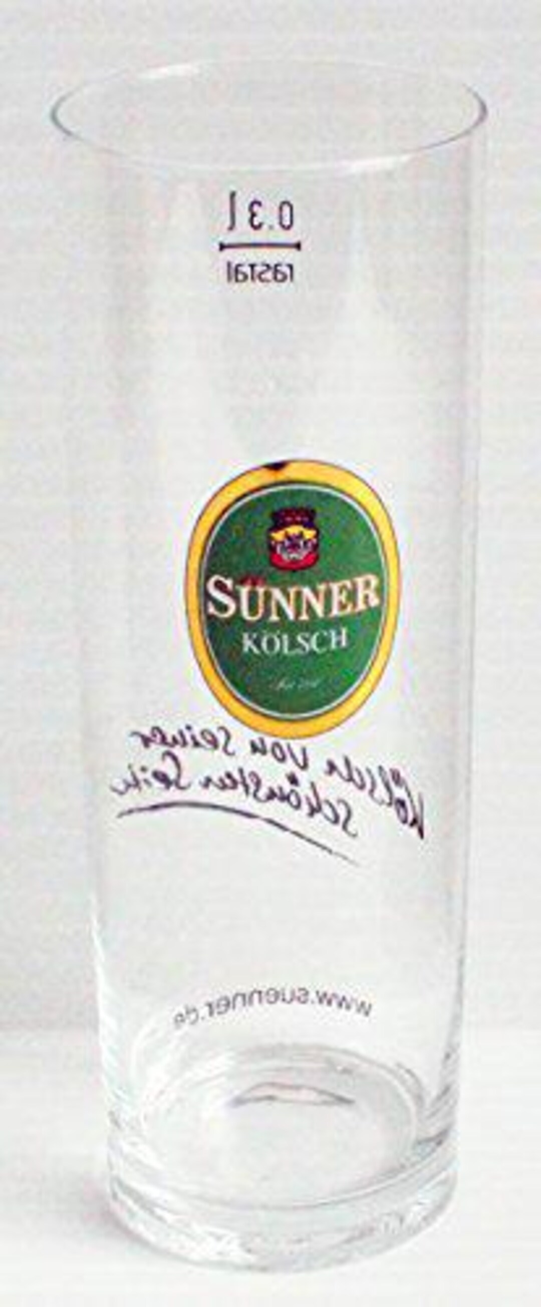 Sunner Kolsch Signature Tall 0.2 Liter Glass by Rastal Fine Glassware ...
