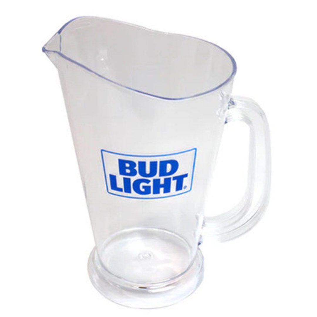 BUD LIGHT Pitcher Blue / Beer 64 Oz Plastic Pitcher - Etsy