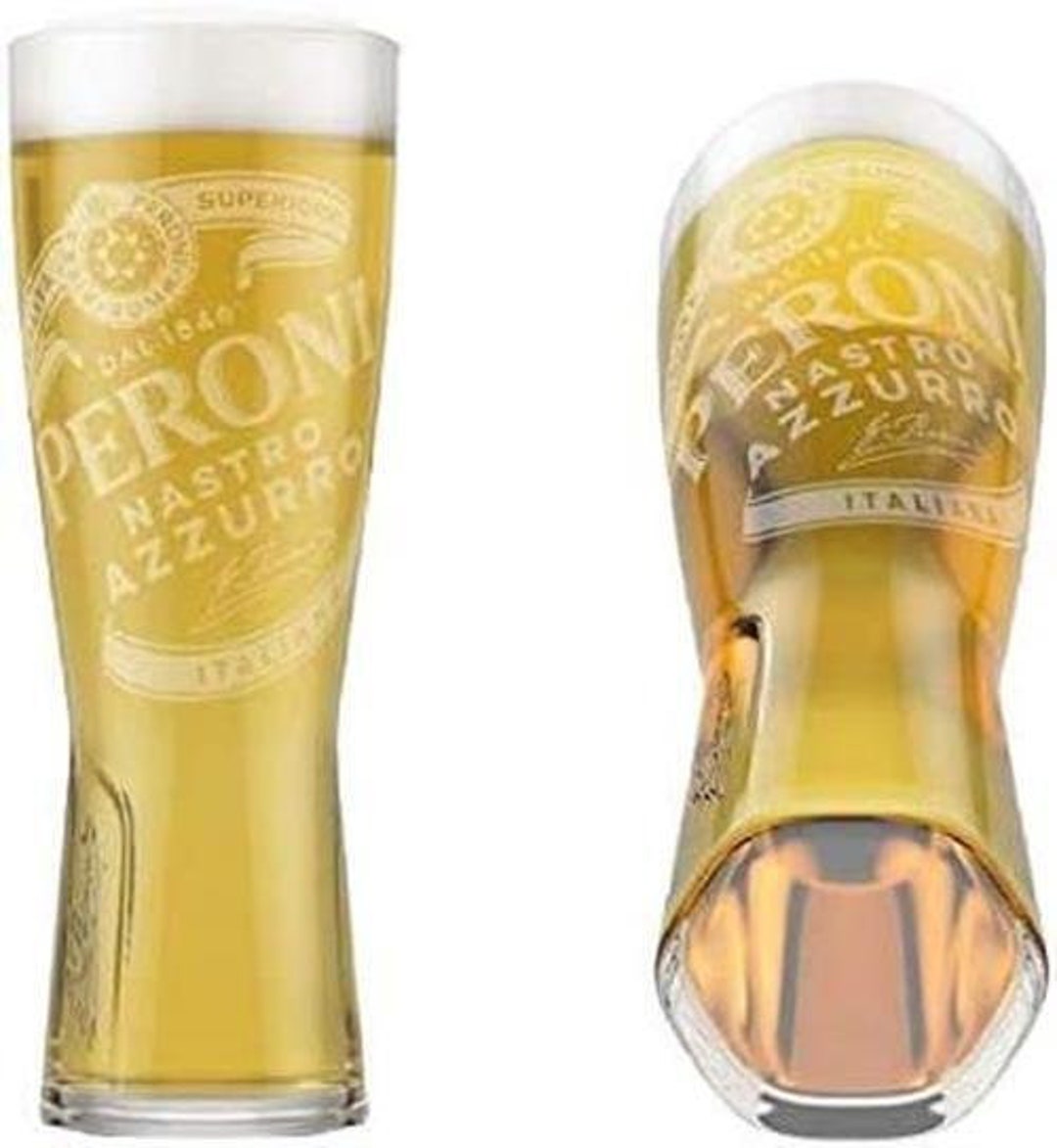 Peroni Italian Beer Glasses - 0.4 L - Set of 2 - Etsy