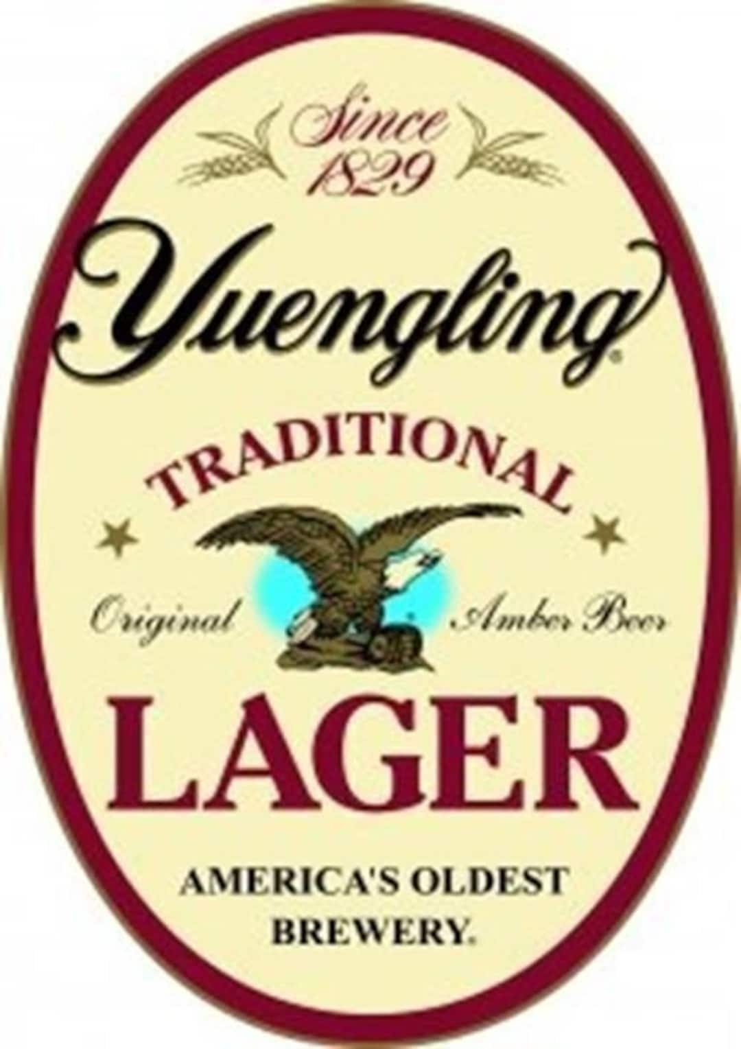 Yuengling Lager Oval Metal Sign - Etsy