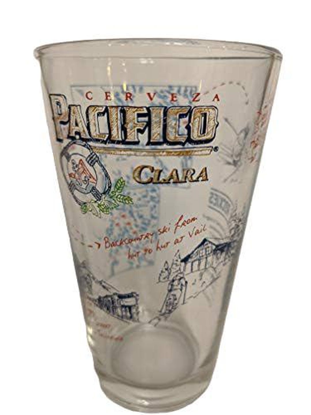 Pacifico Pint Glasses - Set of 2 - "where Will Pacifico Take You?" - Etsy