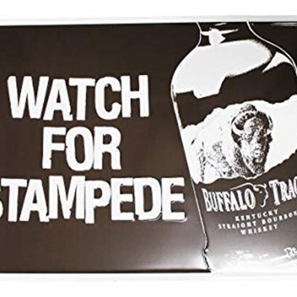 Buffalo Trace Metal Sign - Etsy
