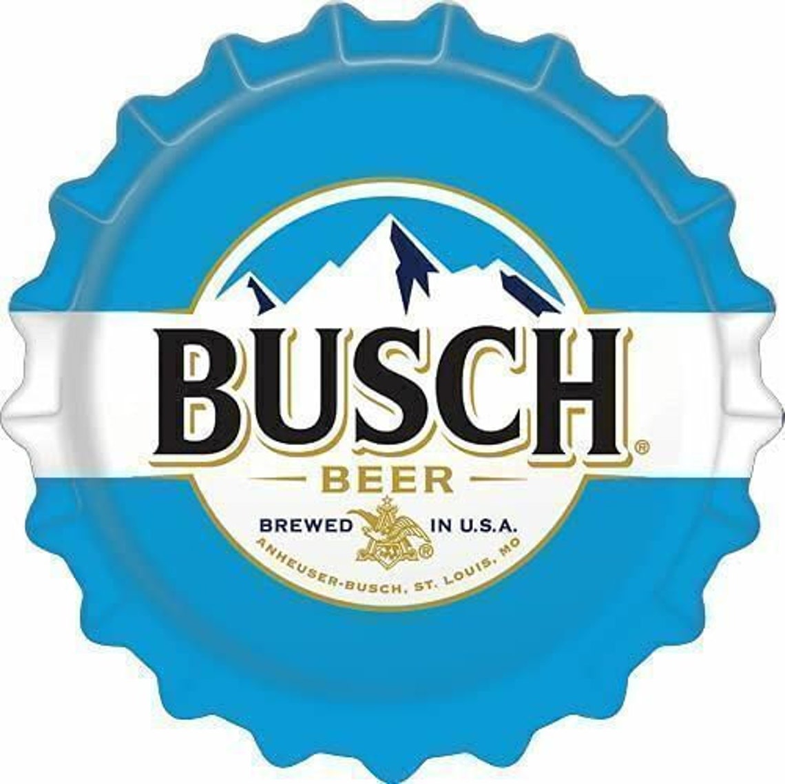 Busch Beer 3D Bottle Cap Sign - New - Etsy