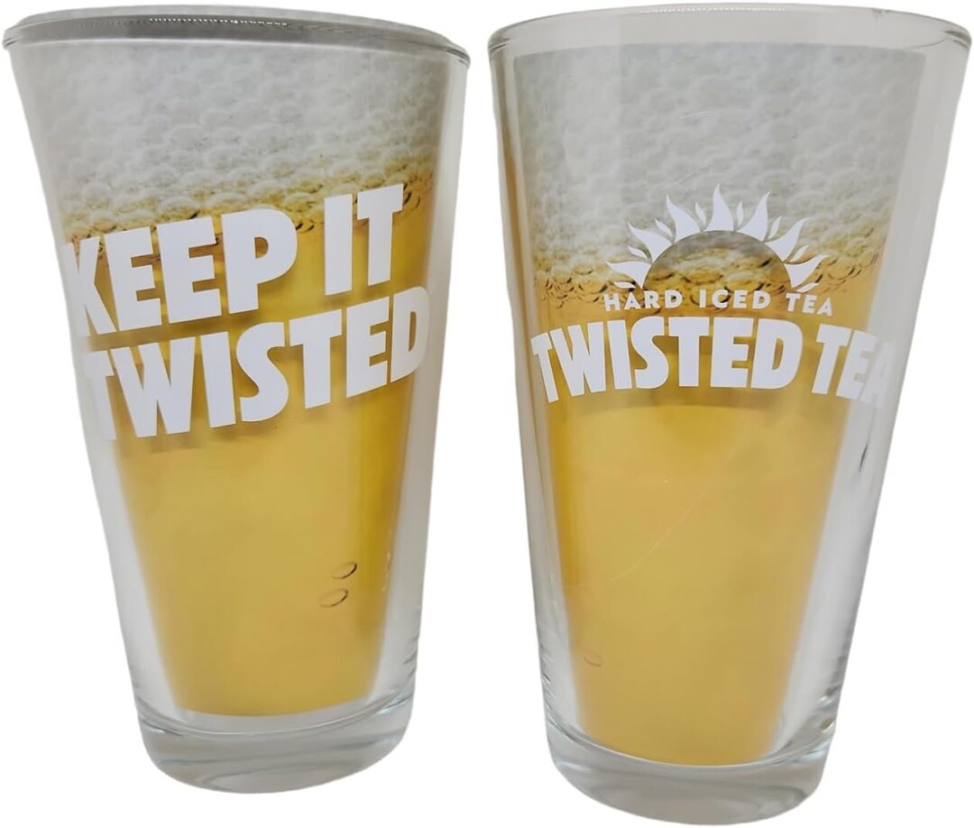 Twisted Tea Pint Glass - Set of 2 - Etsy