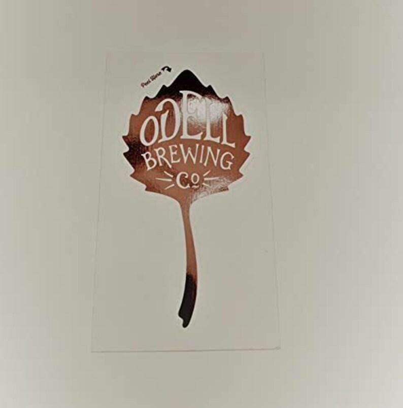 Odell Brewery Leaf Decal - Etsy