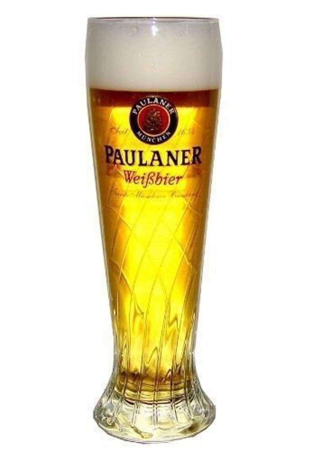 Paulaner Weissbier Wheat Beer 22 Ounce Glass Set of 2 Glasses - Etsy