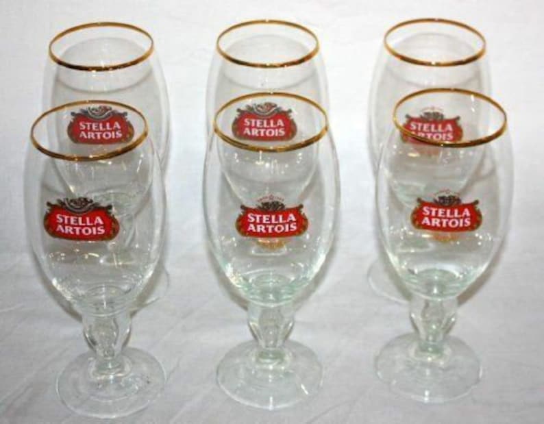 Stella Artois 6-pack Original Glass Chalice, 33cl - Etsy