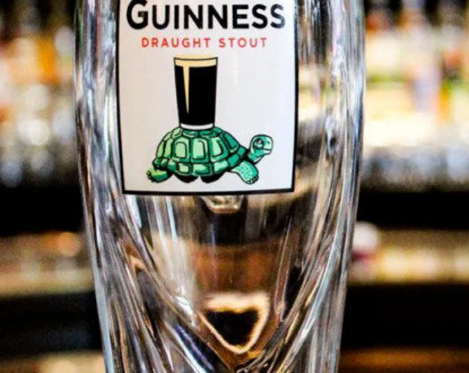 Guinness Draught Stout Turtle 20 Oz Irish Beer Pint Glass, New! - Etsy