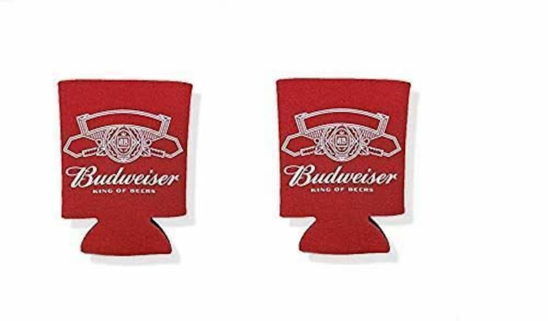 Budweiser Signature 12 Ounce Can Cooler - Set of 2 - Etsy
