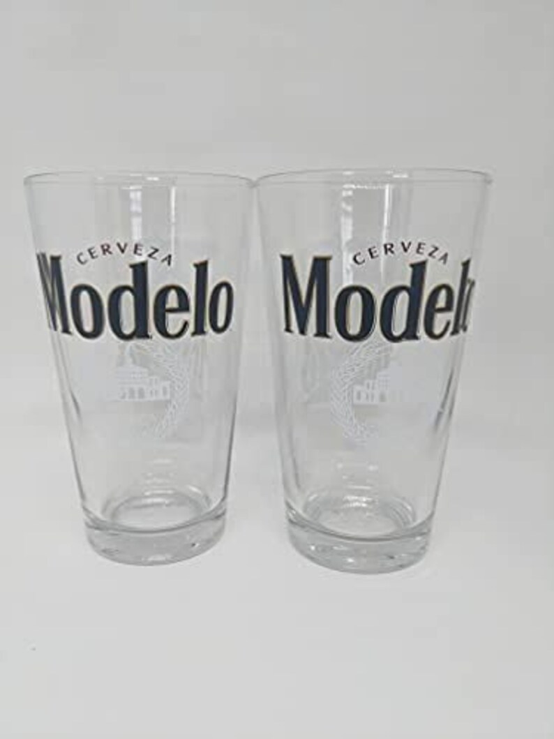 Modelo Signature 'house of Modelo' Lion Pint Glass - Set of 4 - Etsy