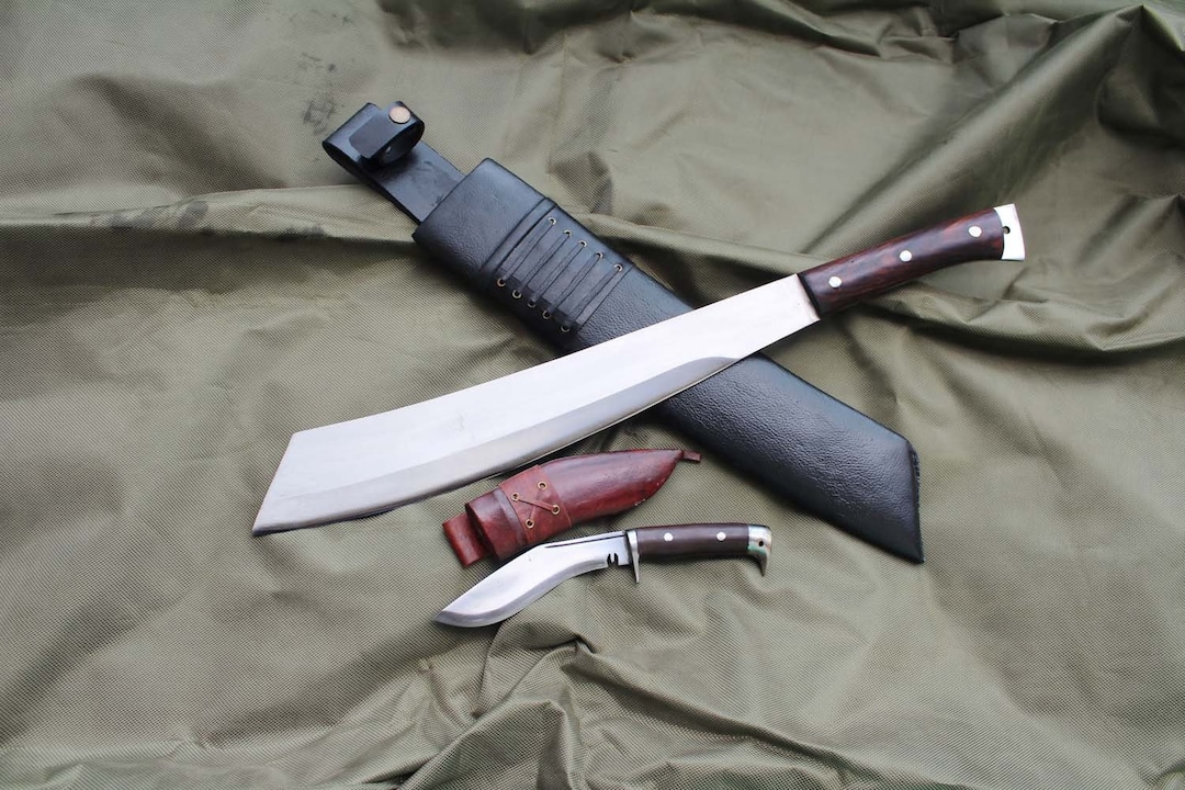 Parang Machete Golok Parang Full Tang Machete Custom Blade Real Working ...
