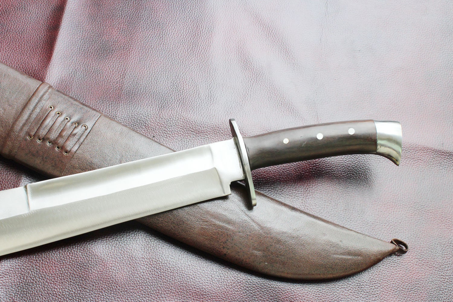 19 Inches Long Blade Machete Cleaver Sword Sharpen Balance Water ...