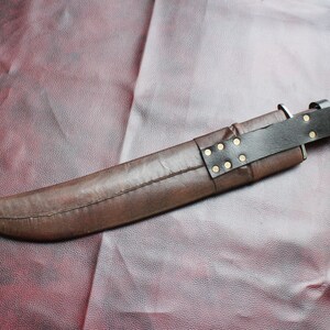 19 Inches Long Blade Machete Cleaver Sword Sharpen Balance Water ...