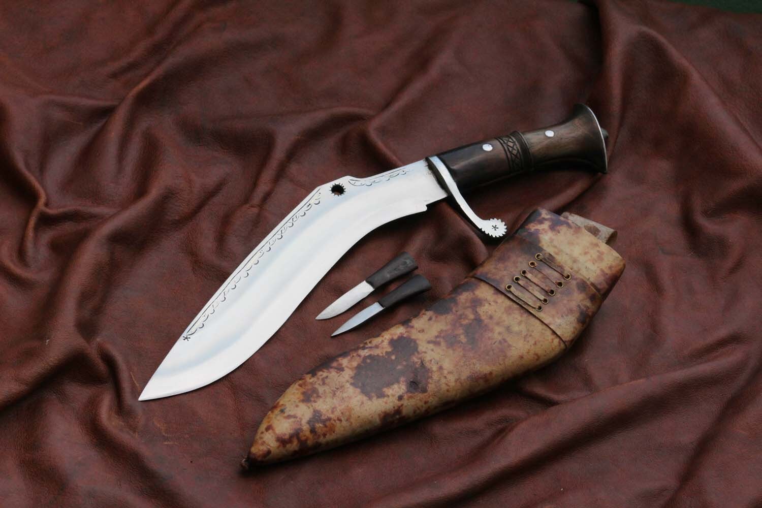 12 Inches Long Blade Angkhola Guard-beast Kukri-khukuri-handmade Gurkha ...