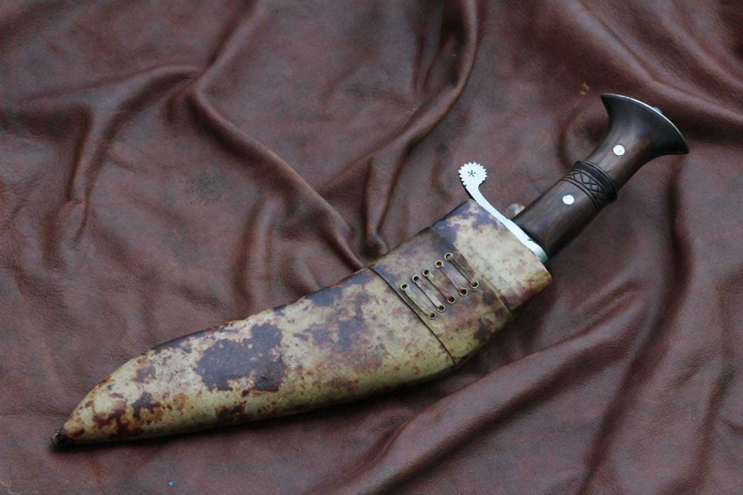 12 Inches Long Blade Angkhola Guard-beast Kukri-khukuri-handmade Gurkha ...