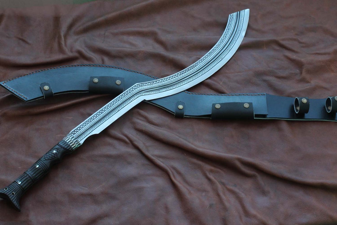 Egyptian Khopesh 24 Inches Long Blade Sword Machete Handmade in Nepal ...
