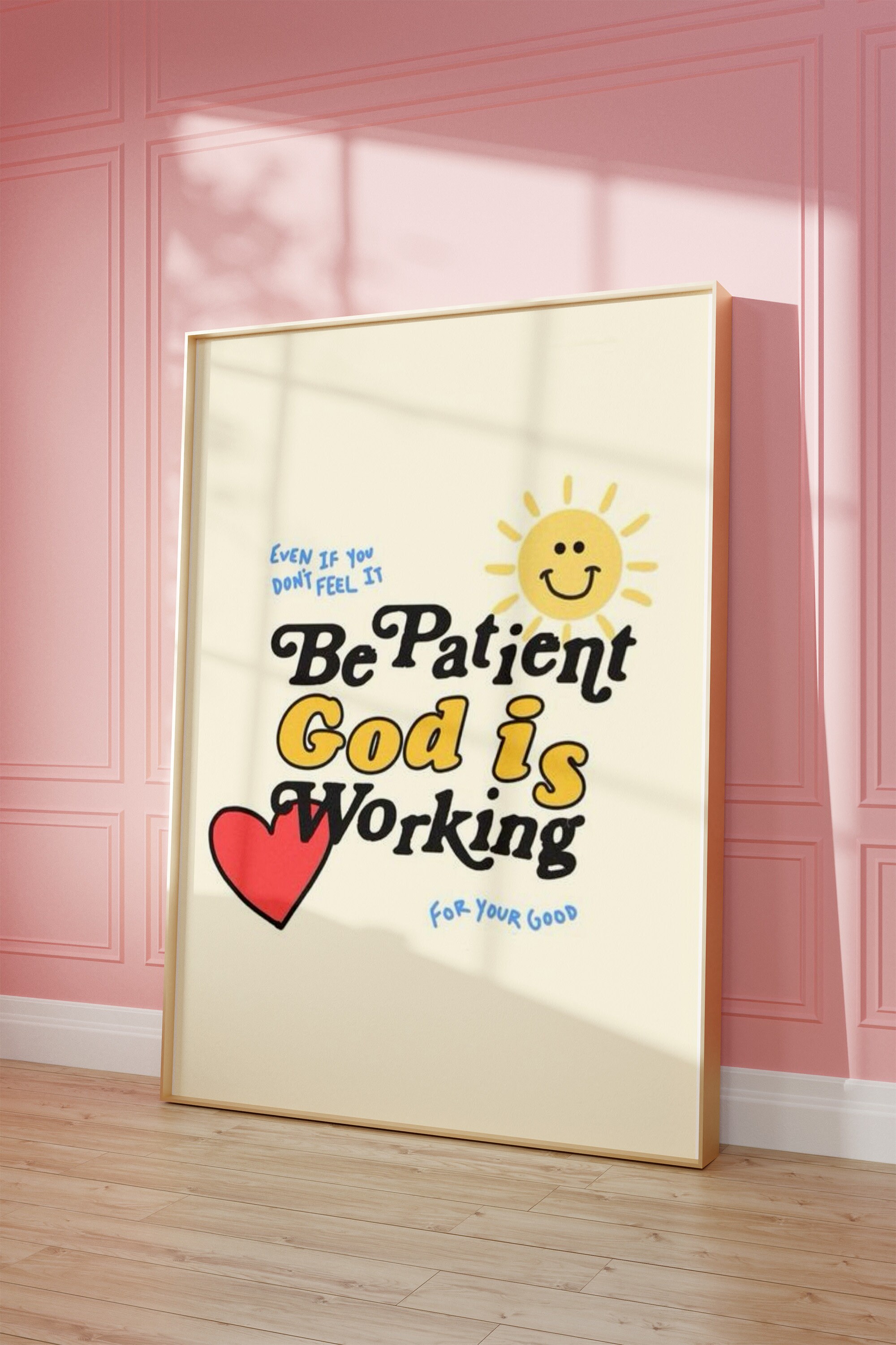 Modern Preppy Christian Wall Art Printable Digital Download Minimalist ...