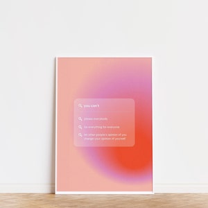I Am a Beautiful Person Print, Trendy Feminine Positive Wall Art ...
