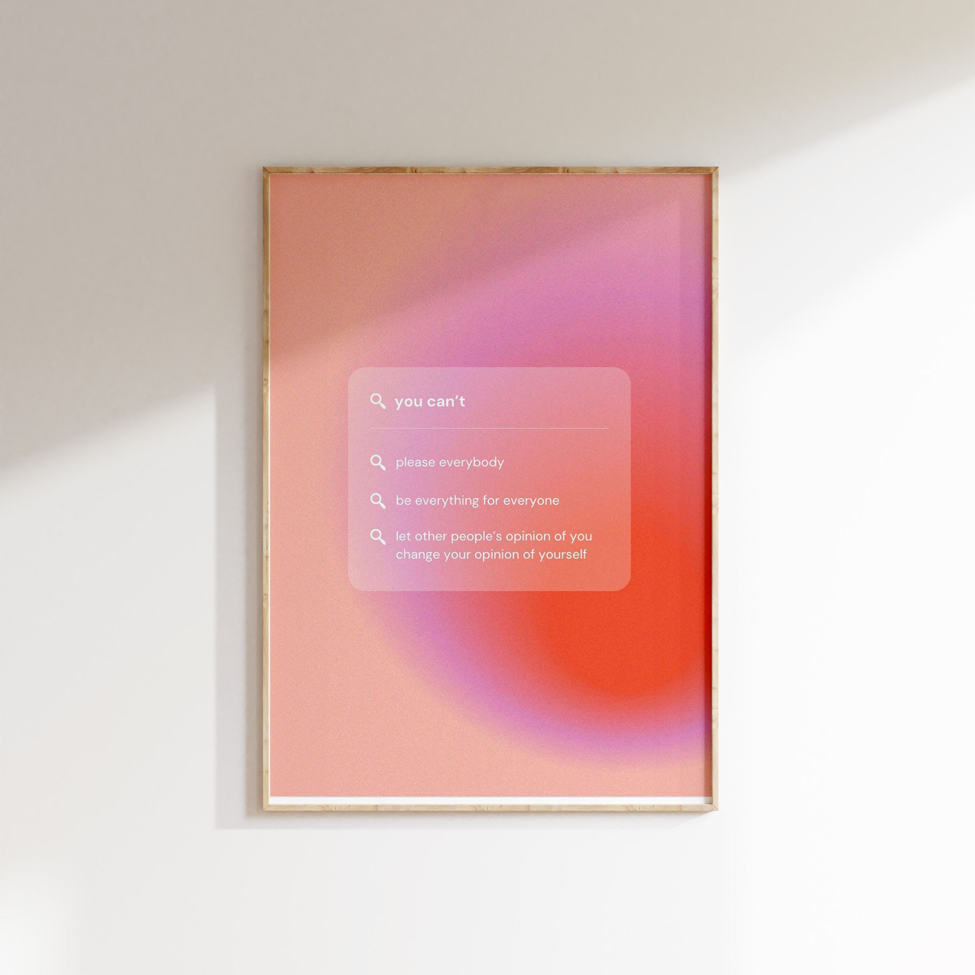 I Am a Beautiful Person Print, Trendy Feminine Positive Wall Art ...