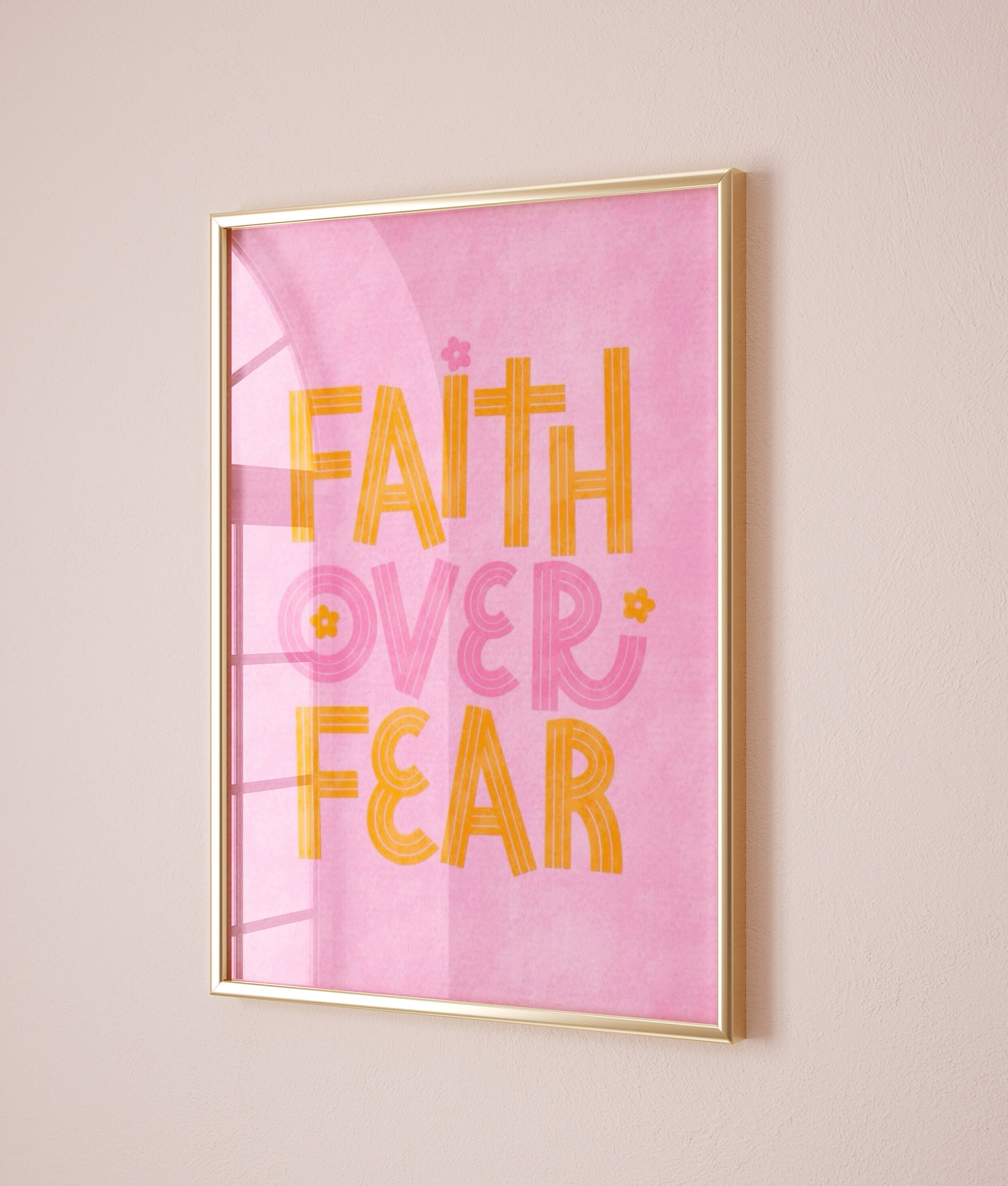 Preppy Pink Christian Wall Art DIGITAL DOWNLOAD Bible Verse Print ...