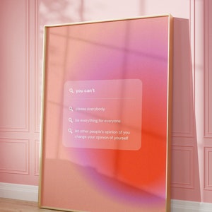 I Am a Beautiful Person Print, Trendy Feminine Positive Wall Art ...