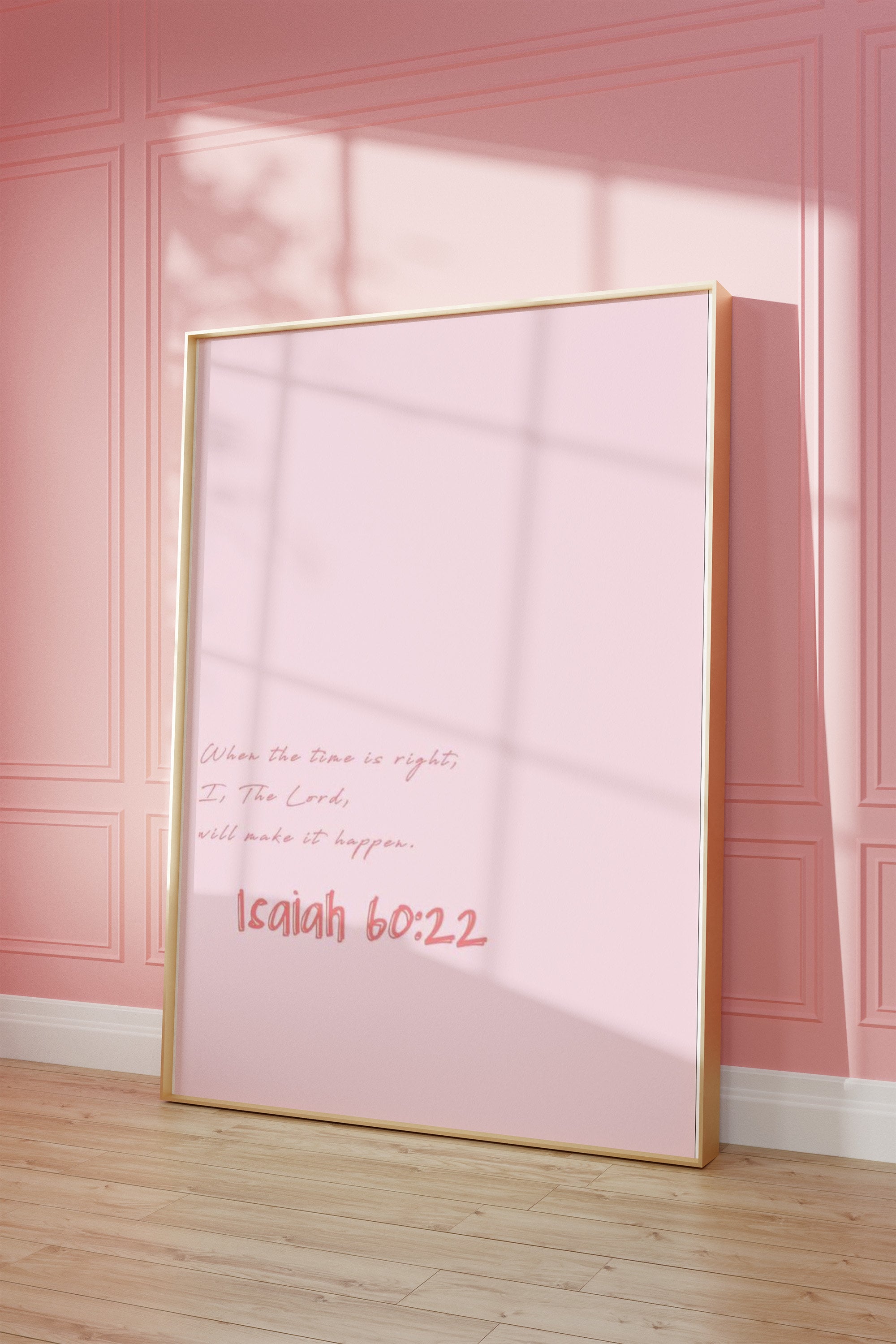 Minimalist Modern Christian Wall Art, Bible Verse Wall Art, Isaiah 60 ...