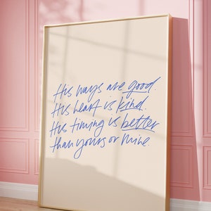 Jesus Quote Wall Art Print DIGITAL DOWNLOAD Modern Scripture Wall Art ...