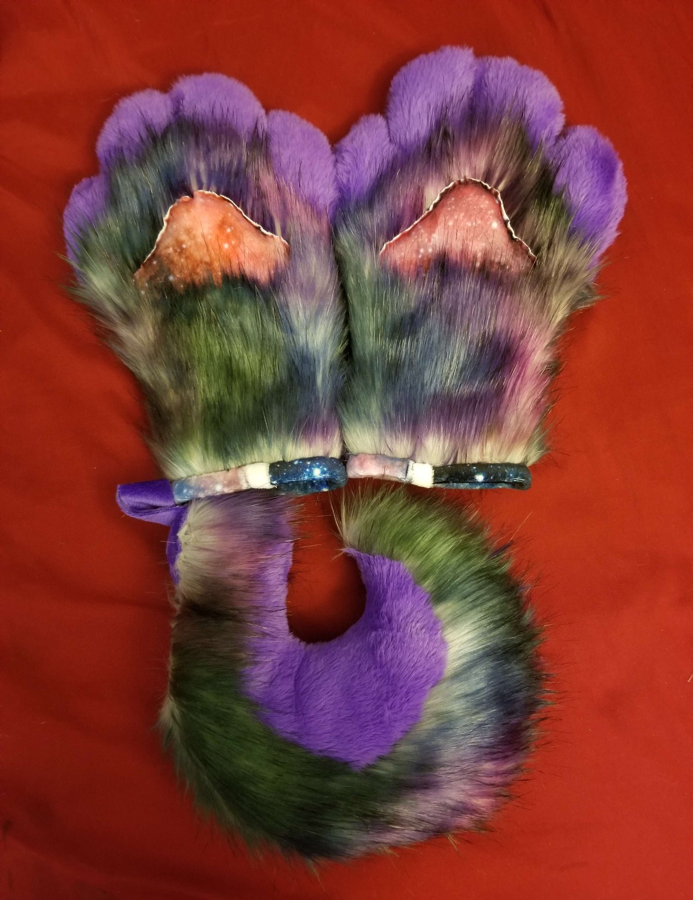 Galaxy Paws and Husky Tail - Etsy