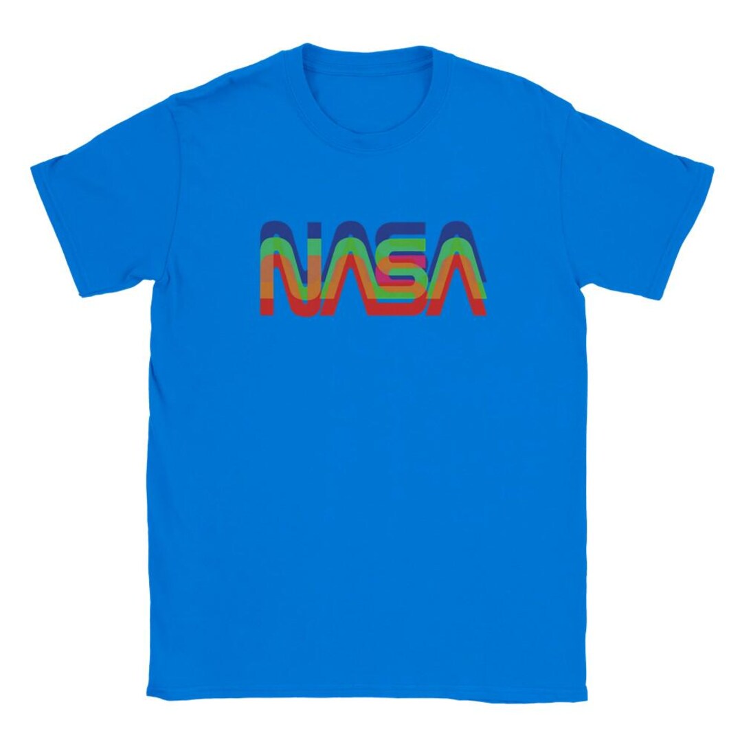 Nasa Worm Logo T-shirt - Space Nerd T-shirt - Nasa T-shirt - Astronomy ...
