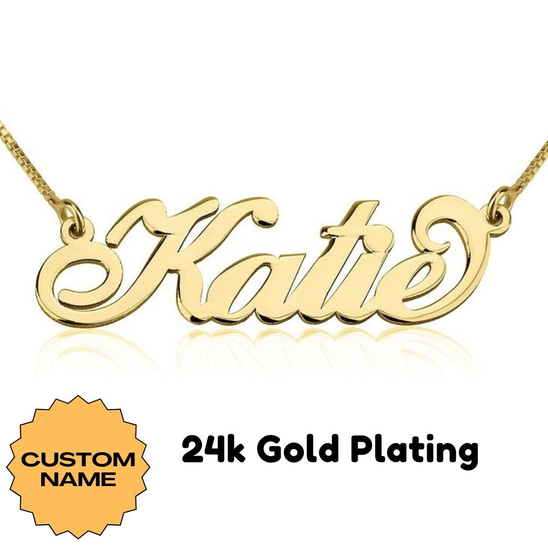 24k Gold Xoxo Couples Jewelry Necklace Gift Unique Valentines Day for ...