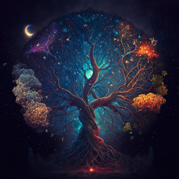 Tree of Life Poster - Etsy