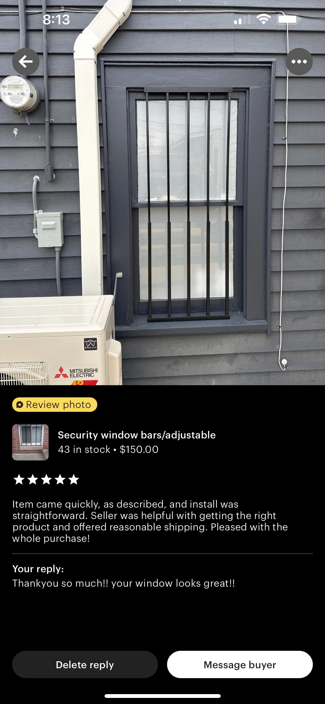 Security Window Bars/adjustable - Etsy