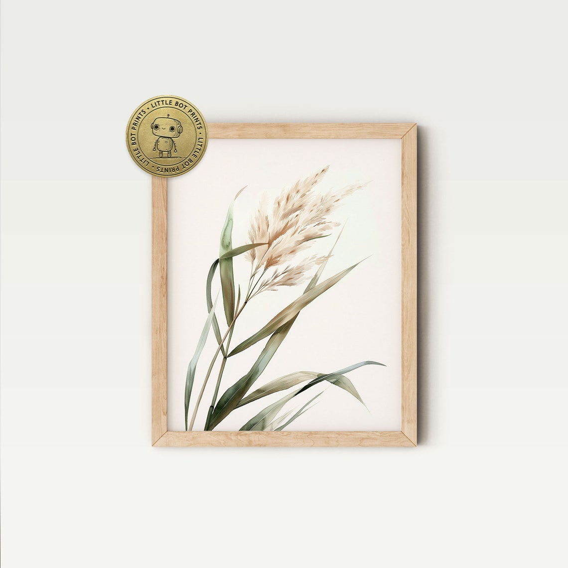Pampas Grass Printable Wall Art | Watercolor Art Digital Download Print ...
