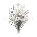 Farmhouse Printable Wall Art | Blue and White Flowers Digital Print ...