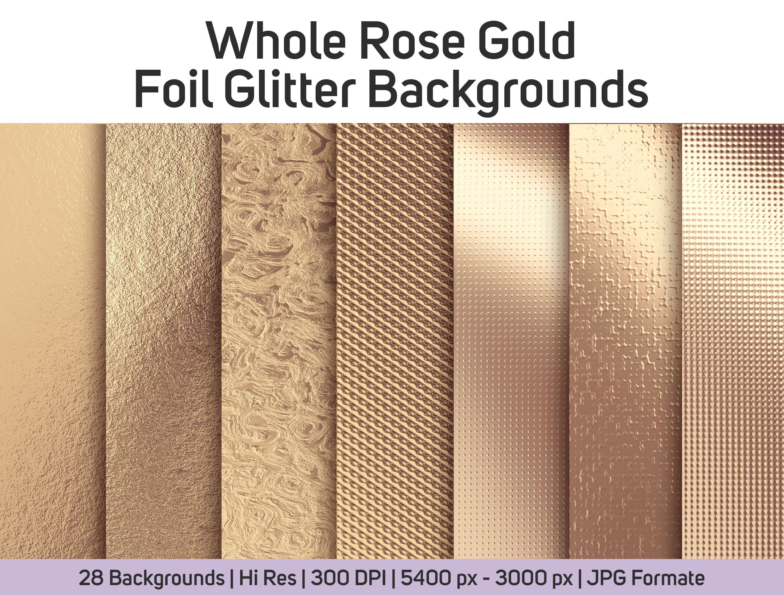 28 Rose Gold Digital Paper | Rose Gold Glitter Textures | Rose Gold ...