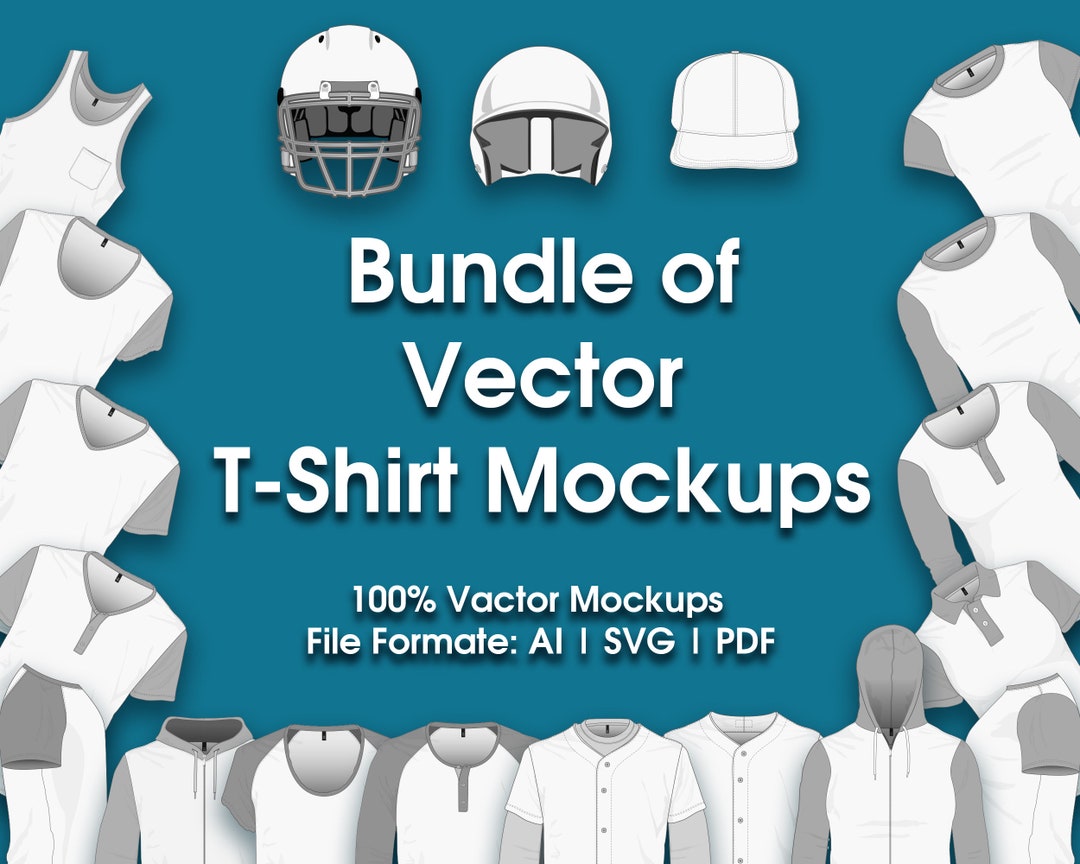 Whole Vector Garment Mockup Kit, T-shirts Mockup Kit - Etsy
