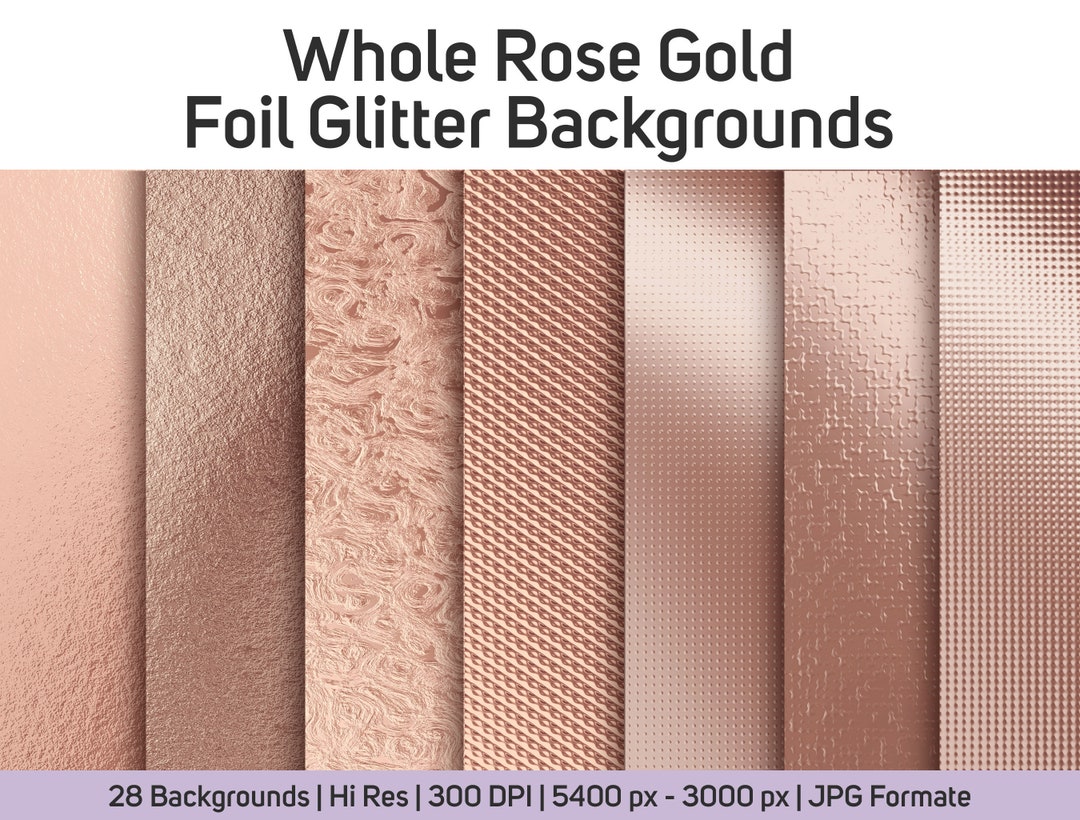 28 Rose Gold Digital Paper | Rose Gold Glitter Textures | Rose Gold ...