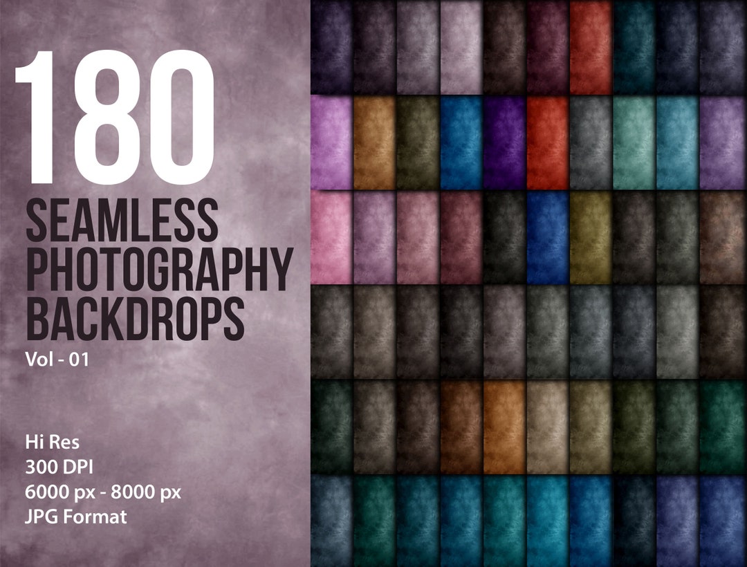 180 Digital Photography Backdrops Studio Quality, Customizable ...