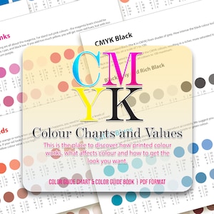 CMYK Color Chart | Colors Swatches CMYK Recipe | Rich Blacks | Offset ...