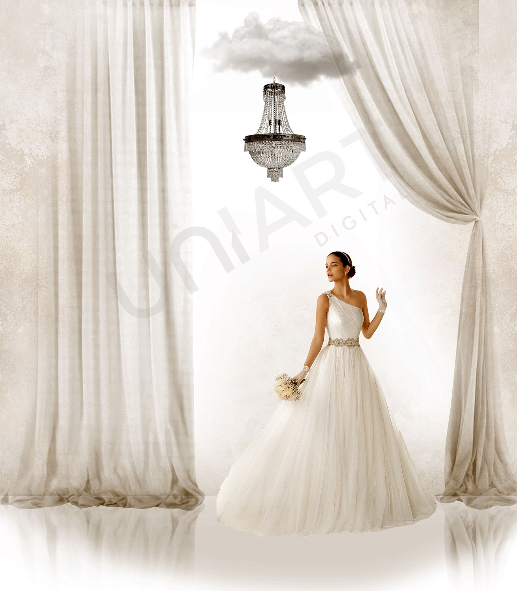 6 Digital Backdrops Curtain Digital Grounds Wedding Photo Backdrop ...