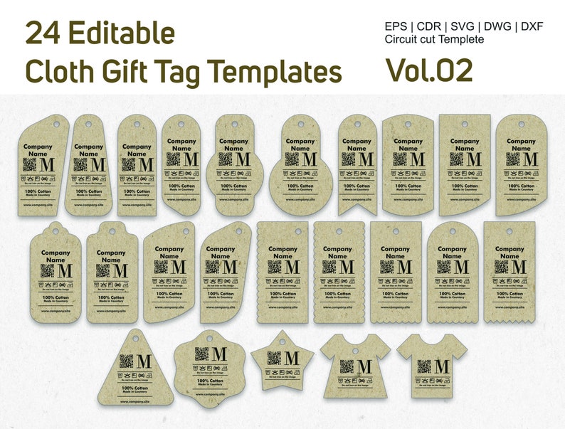 Bundle of Tag SVG Tags SVG Bundle Tags Template DXF Label - Etsy